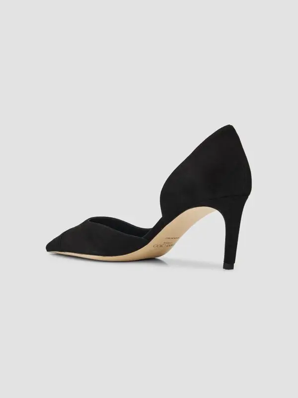 JIMMY CHOO Brigitte 65mm Suede Pumps - Black
