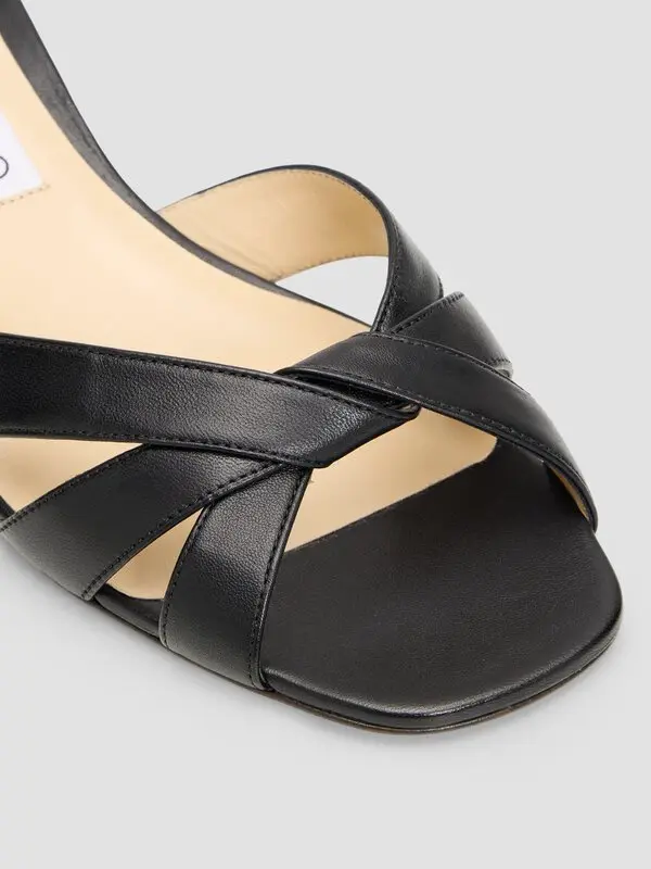 JIMMY CHOO Kove 45mm Leather Mules