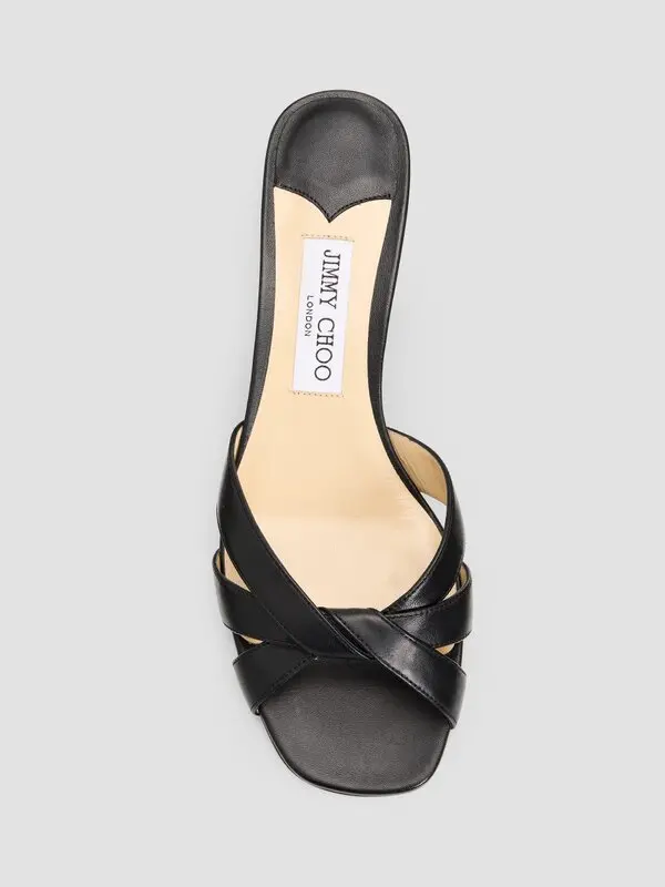 JIMMY CHOO Kove 45mm Leather Mules