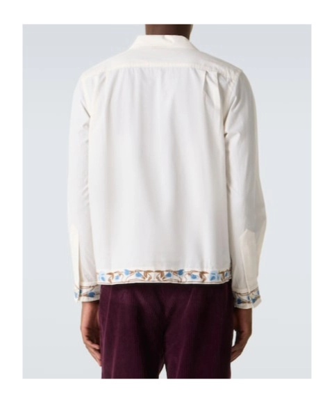 BODE Nouveau Vine Cotton Poplin Shirt