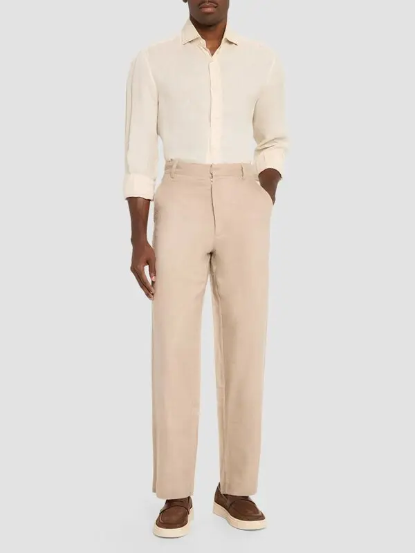 GIUSEPPE ZANOTTI Suede & Leather Penny Loafers