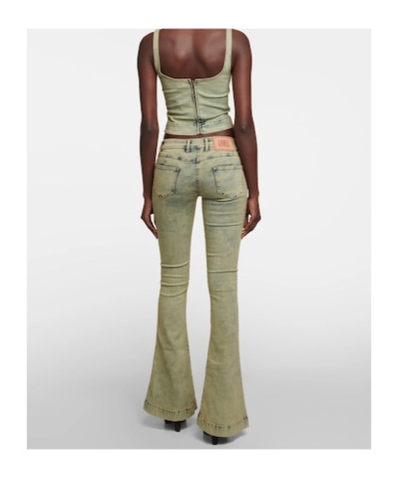 KNWLS Harley Denim Crop Top