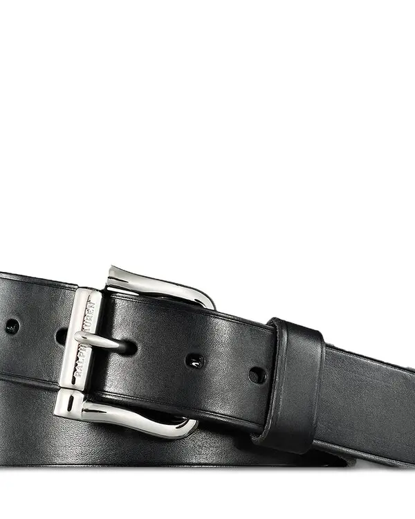 Ralph Lauren Purple Label Chunky Roller Buckle Belt