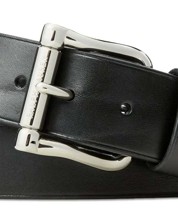 Ralph Lauren Purple Label Chunky Roller Buckle Belt