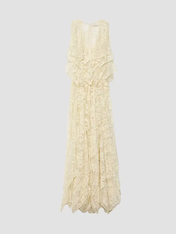 Zimmermann Clash Lace Maxi Dress