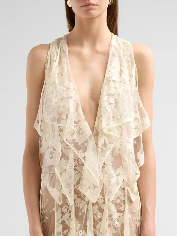 Zimmermann Clash Lace Maxi Dress