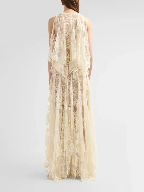 Zimmermann Clash Lace Maxi Dress