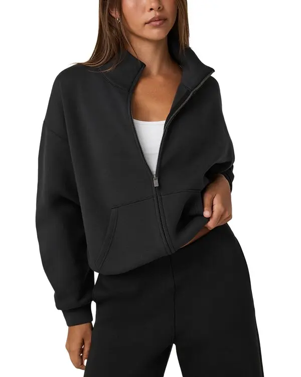 Vuori Galaxy Oversized Funnel Neck Zip Sweatshirt