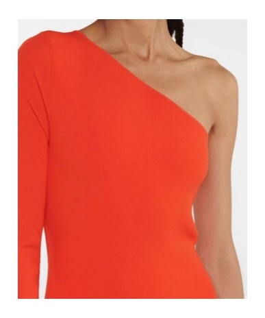 Victoria Beckham Vb Body One-shoulder Midi Dress