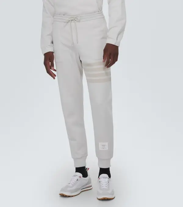 Thom Browne 4-bar Cotton Sweatpants