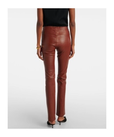 Stouls Long Leather Flared Pants