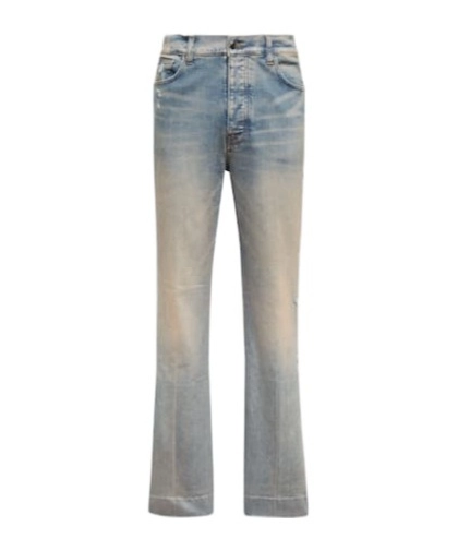 Amiri Distressed Embellished Denim Jeans