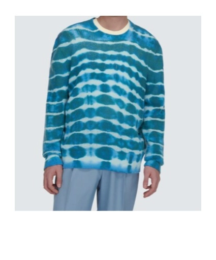 Amiri Tie-dye Cashmere And Wool Sweater