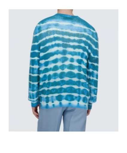 Amiri Tie-dye Cashmere And Wool Sweater