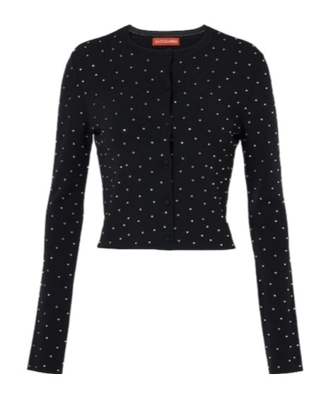 Altuzarra Ferris Embellished Cropped Cardigan