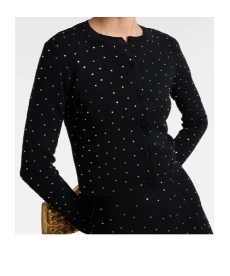 Altuzarra Ferris Embellished Cropped Cardigan