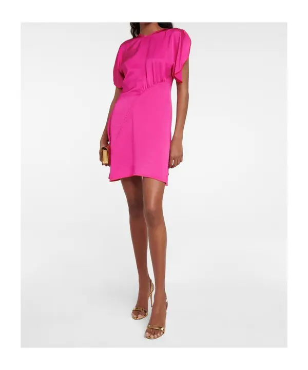 Victoria Beckham Satin Mini Dress
