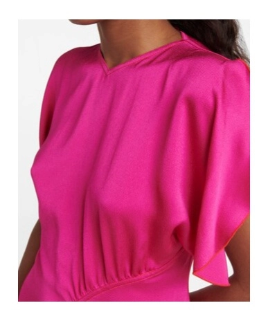 Victoria Beckham Satin Mini Dress