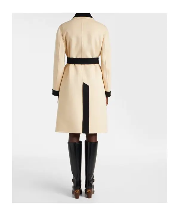 Valentino Garavani Belted Wool And Cashmere Coat