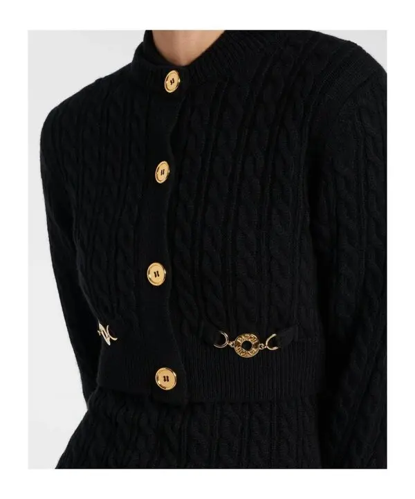 PATOU Chunky Knit Long-sleeved Sweater