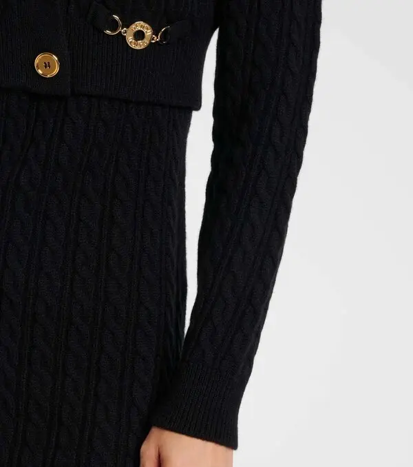 PATOU Chunky Knit Long-sleeved Sweater