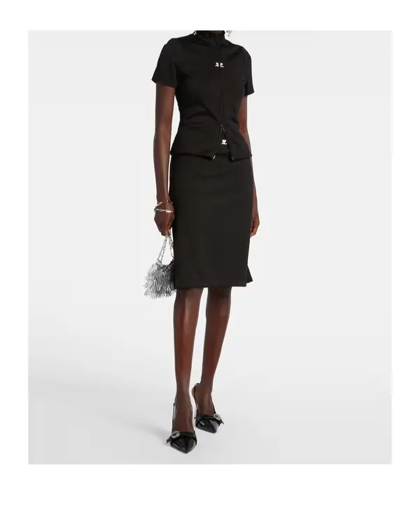 COURREGES Short Sleeve Top