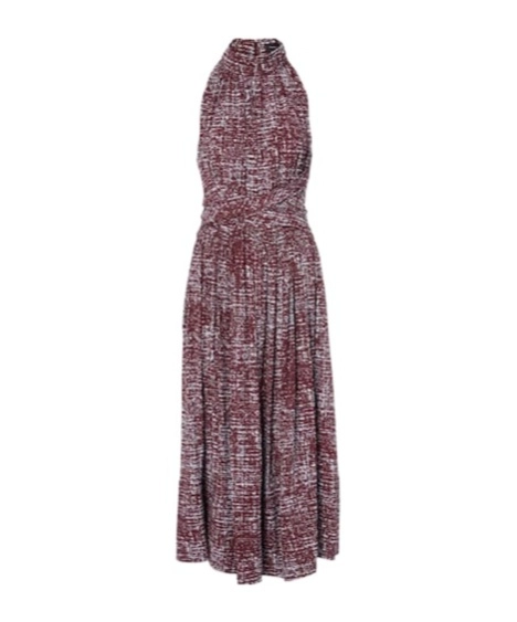 Proenza Schouler Lola Printed Midi Dress - Gray