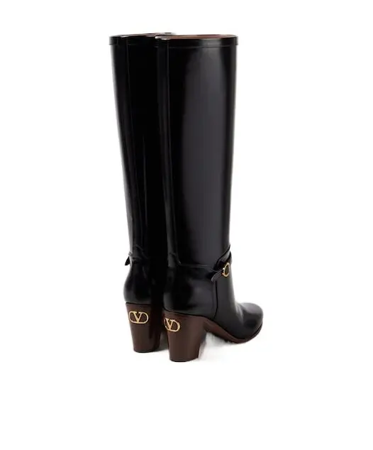 Valentino Garavani Leather Knee-high Boots