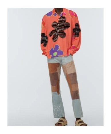 ERL Floral Long-sleeved Shirt