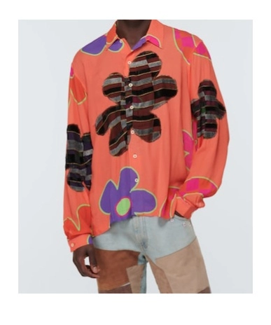 ERL Floral Long-sleeved Shirt