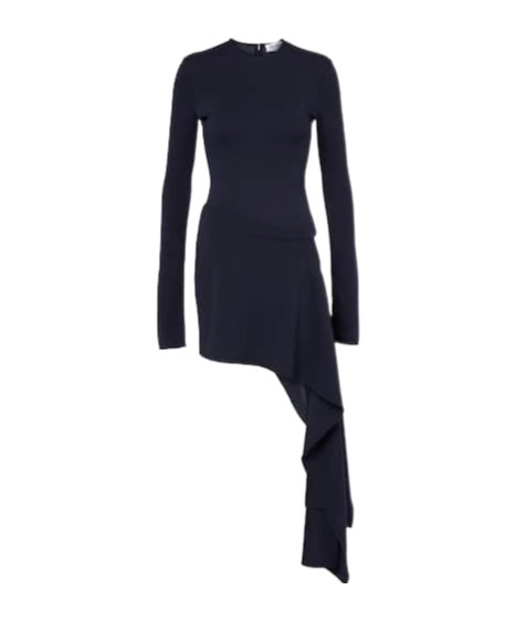 Attico Form-fitting Long-sleeve Dress - Black