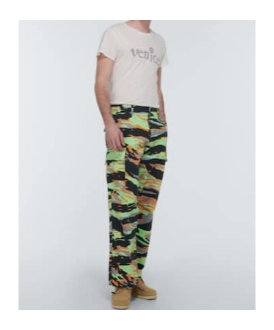 ERL Printed Cotton Work Pants