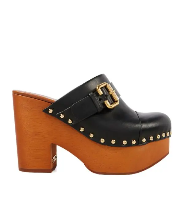 Chloé Round-toe High-heeled Sandals
