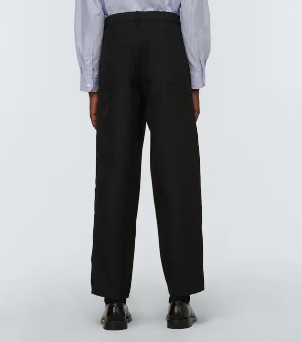 Comme Des Garçons Twill Workwear Casual Pants