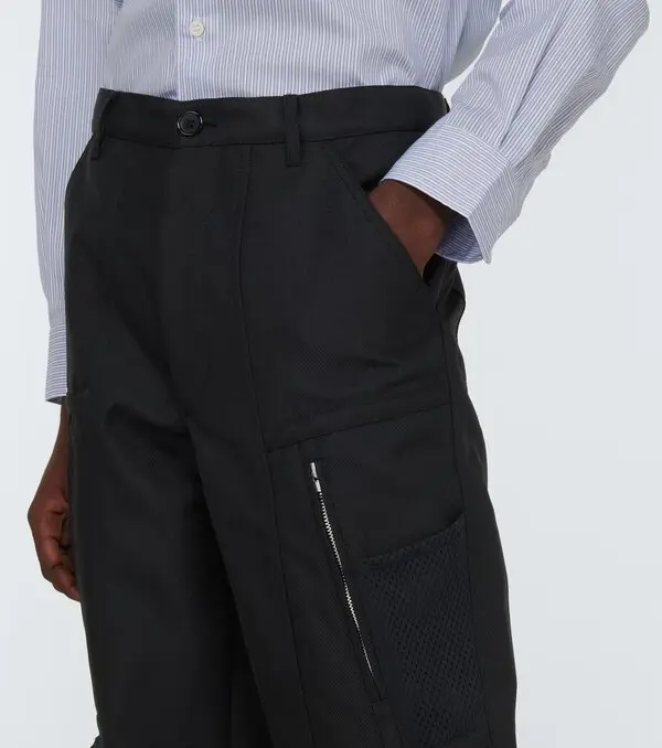 Comme Des Garçons Twill Workwear Casual Pants