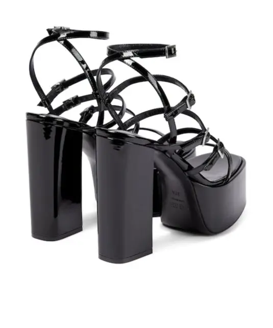 Paris Texas Jessica Leather Platform Sandals