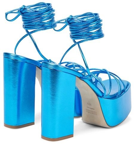 Paris Texas Malena 130 Leather Platform Sandals
