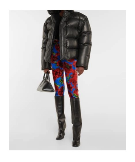 Magda Butrym Leather Puffer Jacket