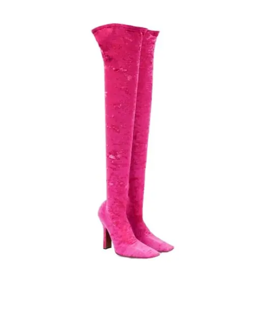 Vetements Velvet Over-the-knee Boots