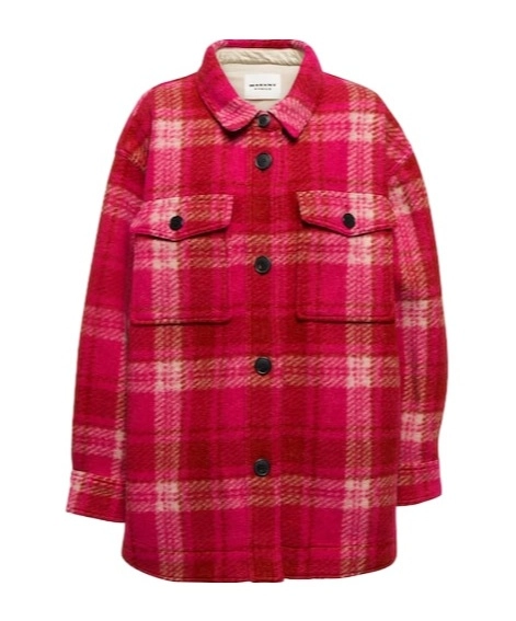 Isabel Marant Étoile Harveli Plaid Wool-blend Jacket