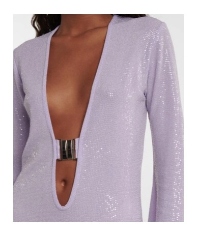 Dodo Bar Or Sequin-embellished Minidress