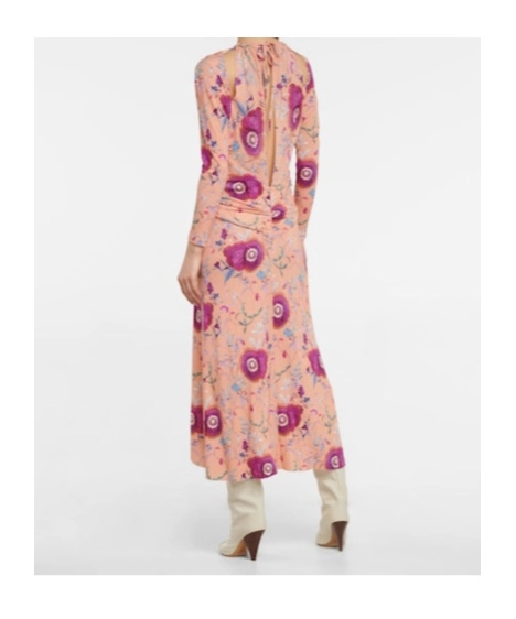 Isabel Marant Étoile Jadessi Floral Cutout Midi Dress