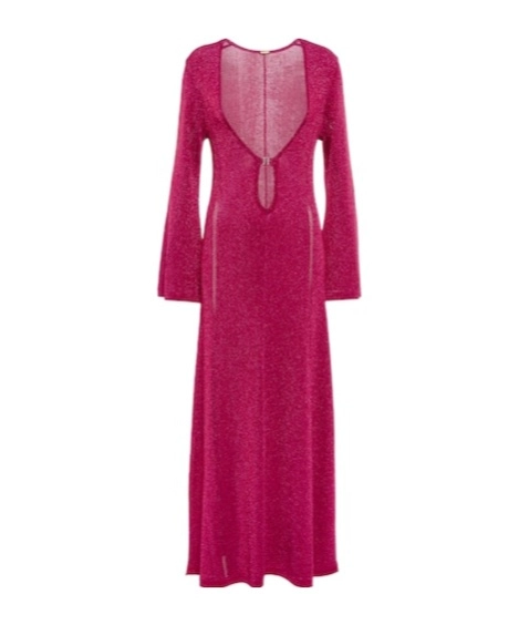 Dodo Bar Or Metallic Knit Maxi Dress