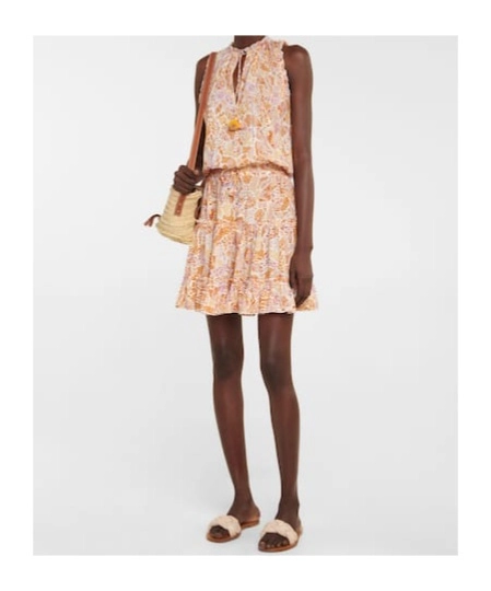 Poupette St Barth Clara Printed Minidress
