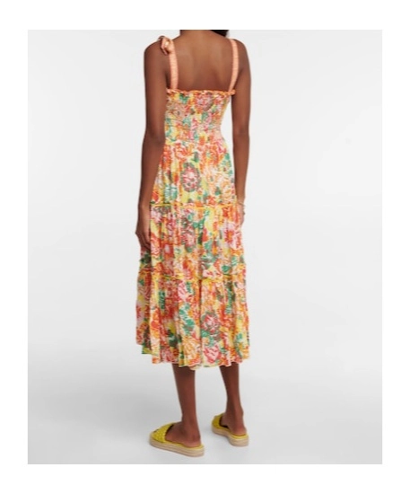 Poupette St Barth Triny Printed Midi Dress