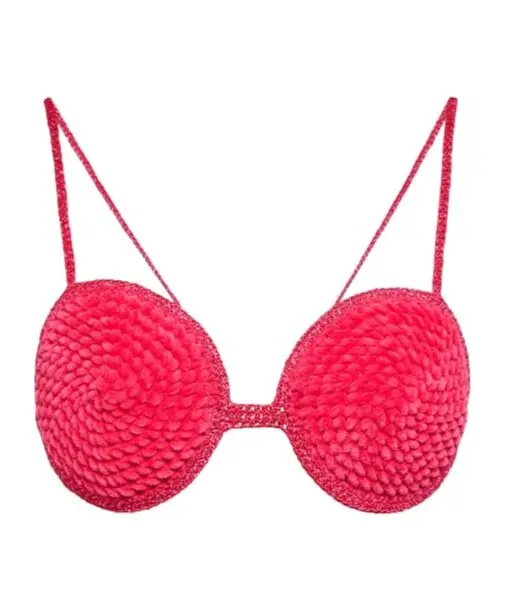 Magda Butrym Strappy Crochet Bra