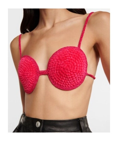 Magda Butrym Strappy Crochet Bra