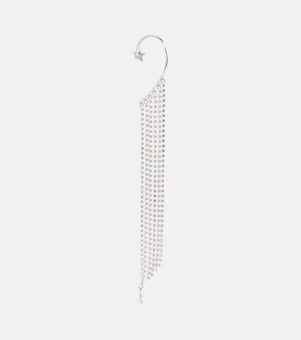 JIMMY CHOO Crystal-decorated Single Ear Clip