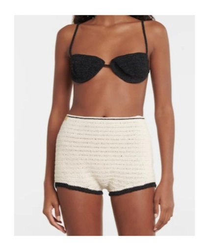 Magda Butrym Crocheted Cotton-blend Bra