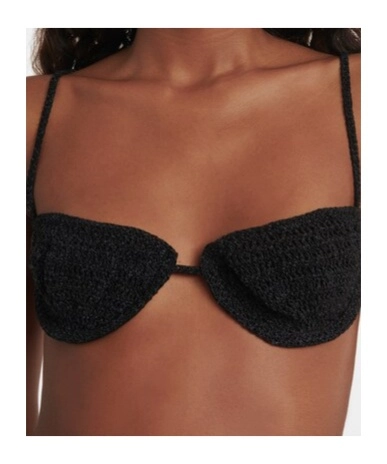 Magda Butrym Crocheted Cotton-blend Bra